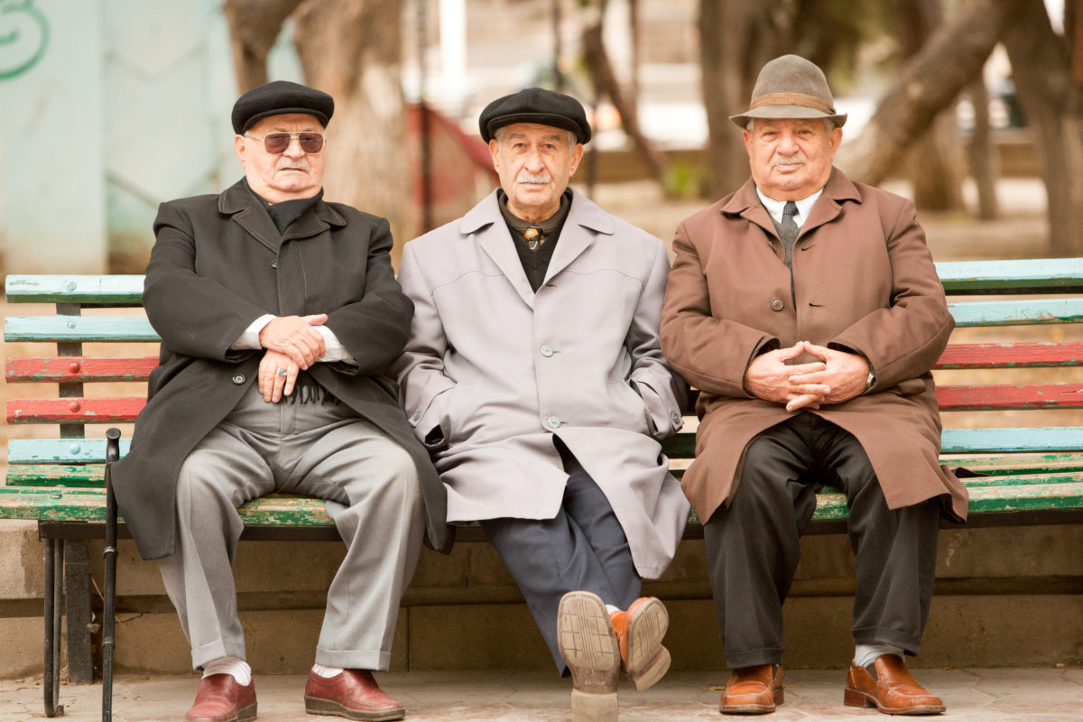 Old Men on Bench - IMB
