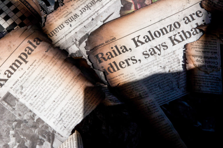Burned Newspaper - IMB