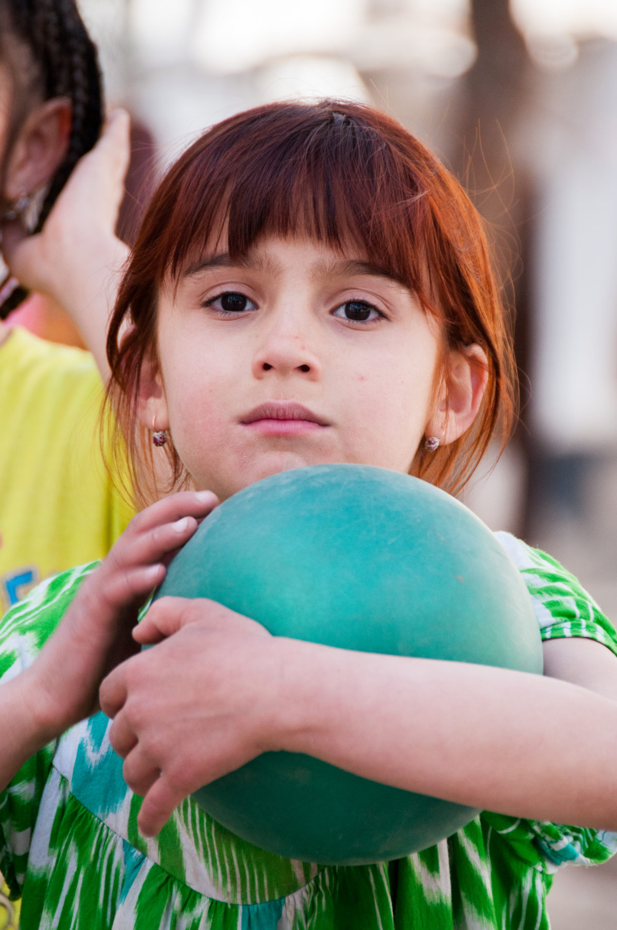 Girl with a Ball - IMB