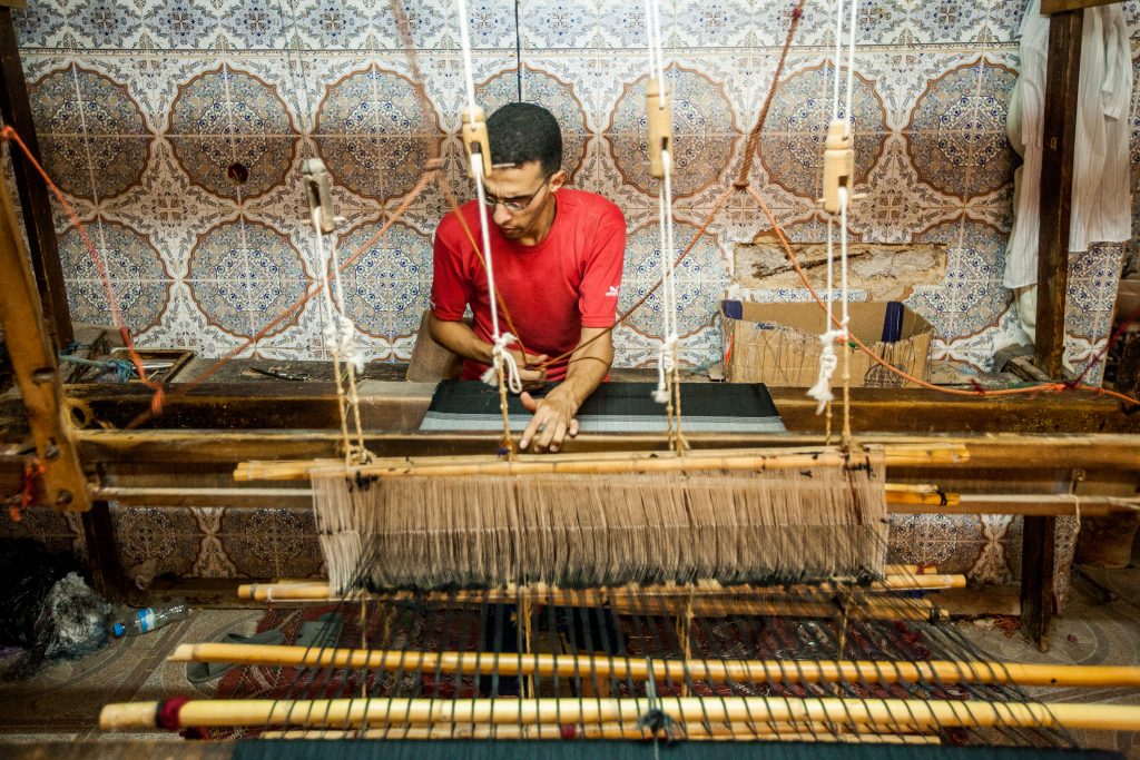 Man Weaving - IMB